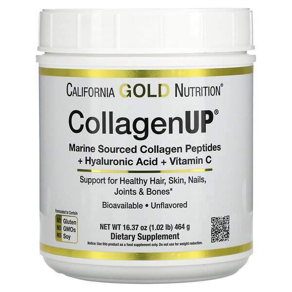 California Gold Nutrition, CollagenUP, Marine Hydrolyzed Collagen ...