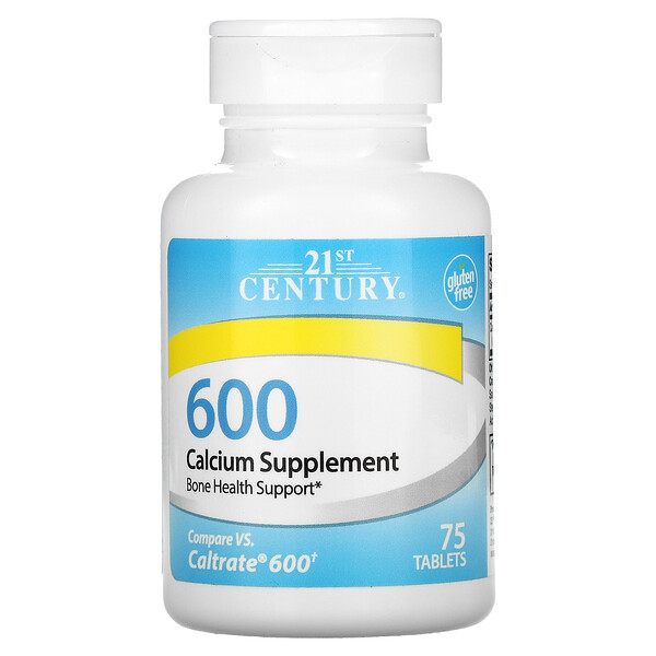 21st Century, Calcium Supplement 600, 75 TabletsSingapore