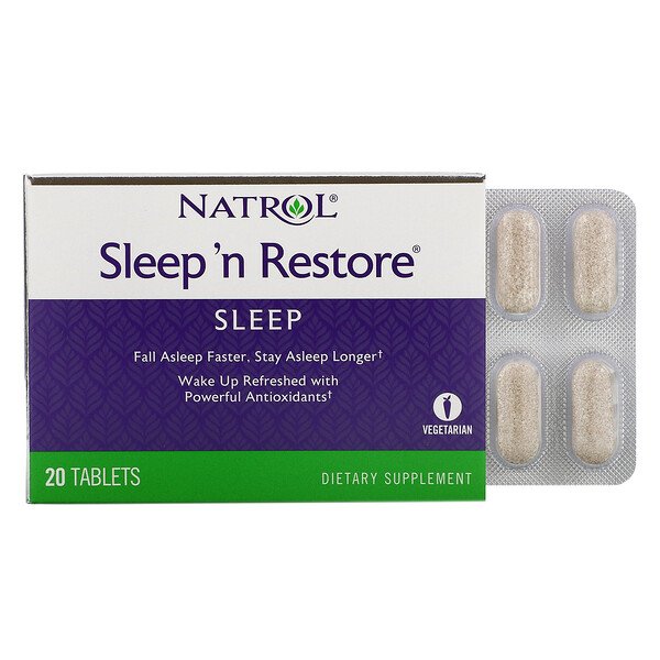 Natrol, Sleep 'n Restore, 20 TabletsSingapore