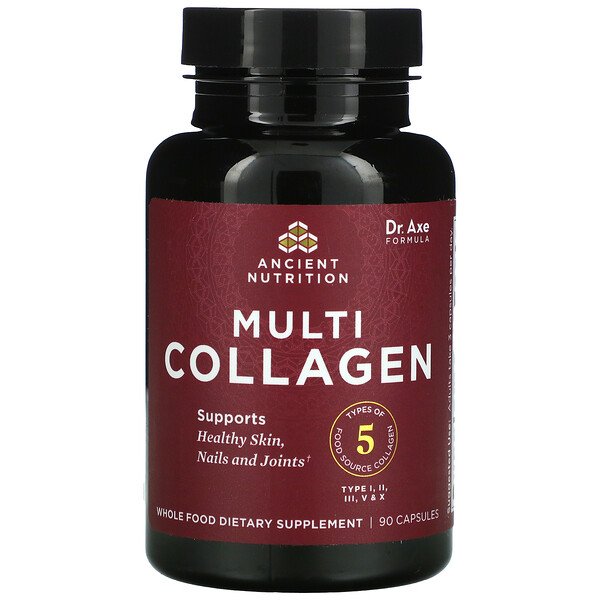 Dr. Axe / Ancient Nutrition, Multi Collagen, 90 CapsulesSingapore