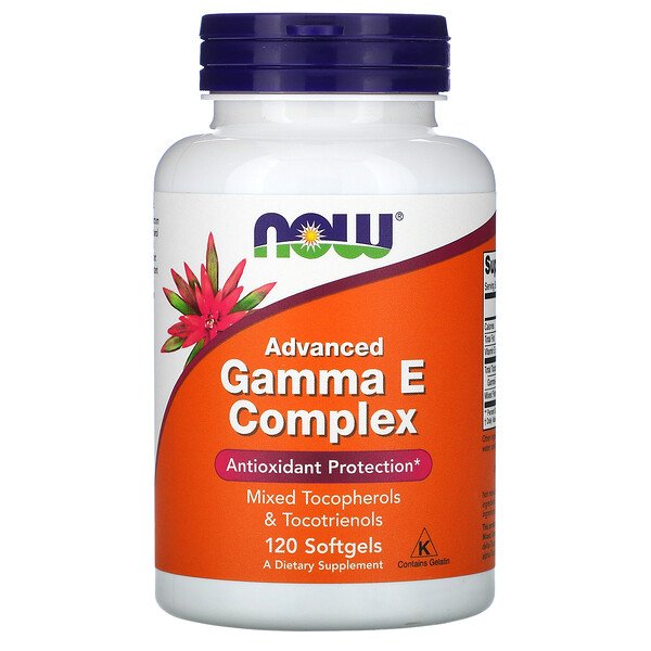 NOW Foods, Gamma E Complex, Advanced, 120 SoftgelsSingapore