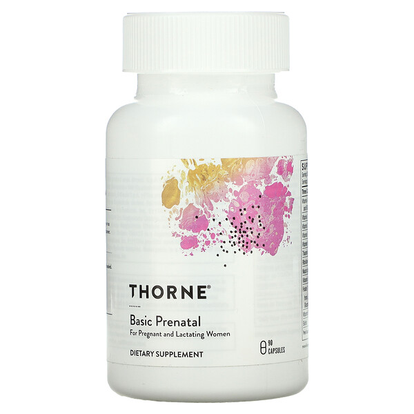 Thorne Research, Basic Prenatal, 90 CapsulesSingapore