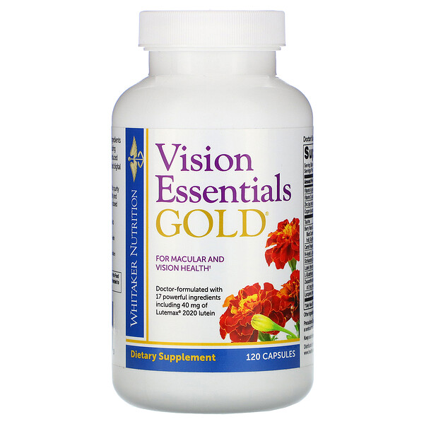 Whitaker Nutrition, Vision Essentials Gold, 120 Capsules - Perfume ...