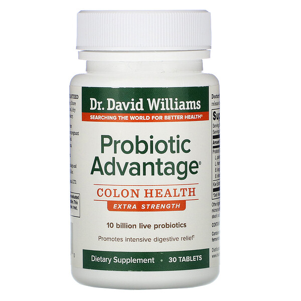 Williams Nutrition, Probiotic Advantage, Colon Health, Extra Strength ...