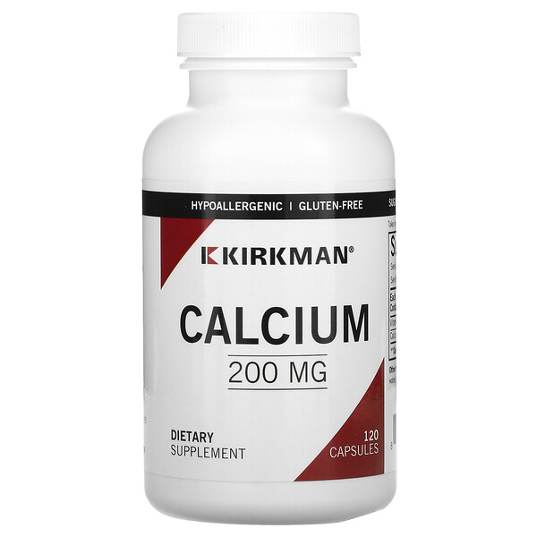 Kirkman Labs, Calcium, 200 mg, 120 CapsulesSingapore