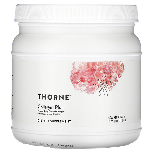 Thorne Research, Collagen Plus, Passion Berry, 17.5 oz ( 495 g)Singapore