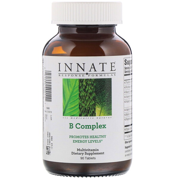Innate Response Formulas, B Complex, 90 TabletsSingapore
