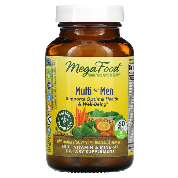 MegaFood, Multi for Men, 60 TabletsSingapore