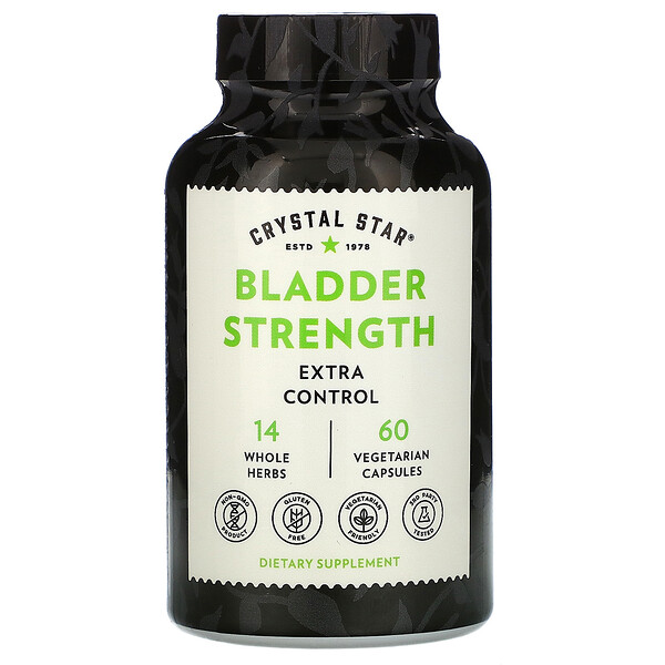 Crystal Star, Bladder Strength, 60 Vegetarian CapsulesSingapore