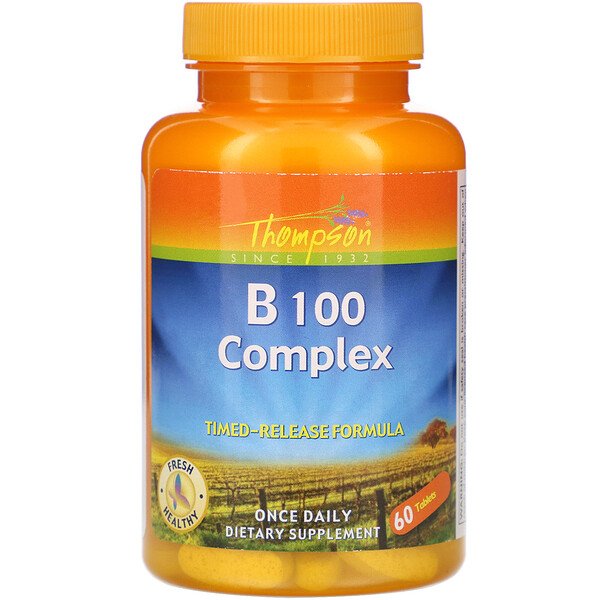 Thompson, B 100 Complex, 60 TabletsSingapore