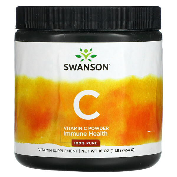 Swanson, Vitamin C Powder, 16 oz ( 454 g)Singapore
