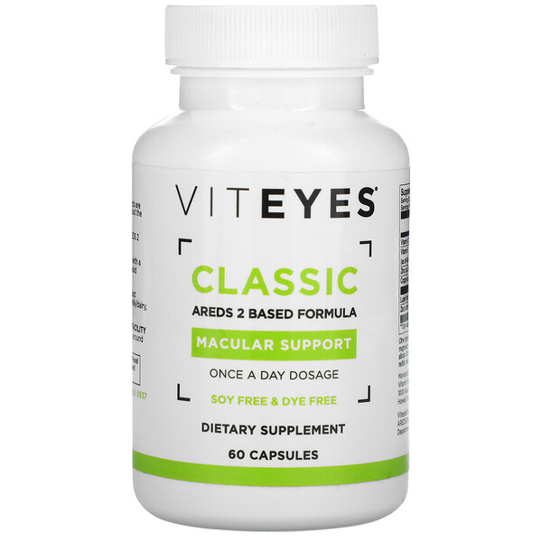 Viteyes, Classic Macular Support, AREDS 2 Based Formula, 60 ...