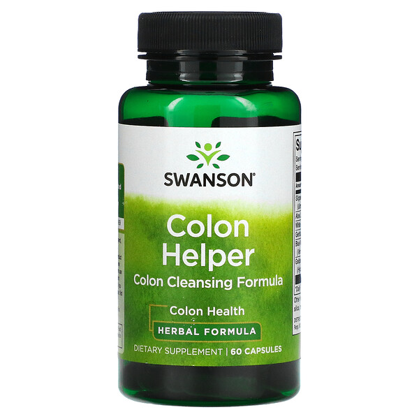 Swanson, Colon Helper, Colon Cleansing Formula, 60 CapsulesSingapore